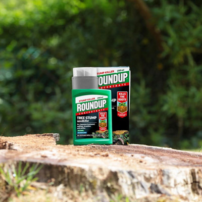Roundup Tree Stump and Rootkiller 250ml - Kills Stumps, Roots, Brambles ...