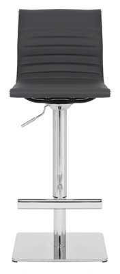 Rovigo Deluxe Breakfast Bar Stool, Chrome Footrest, Height Adjustable ...