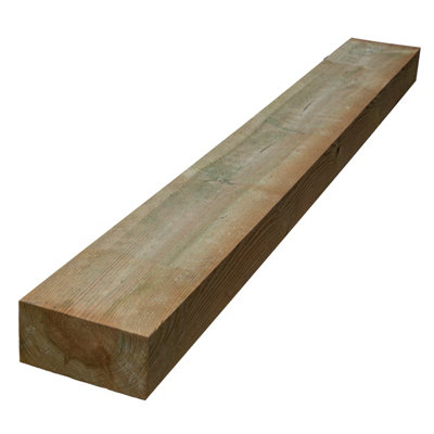 Rowlinson 0.9m Timber Sleeper - 2 Pack