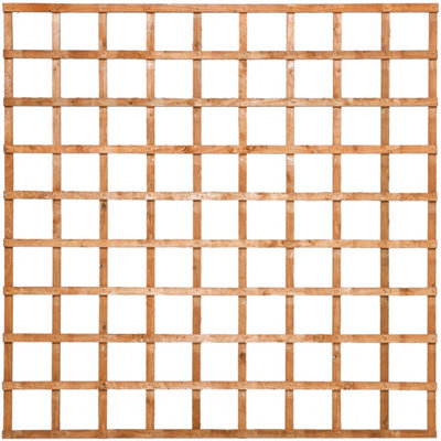 Rowlinson 6x6 Heavy Duty Trellis Dip Treated Pack of 3
