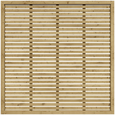 Rowlinson 6X6 Ledbury Garden Screen Pack of 3 | DIY at B&Q