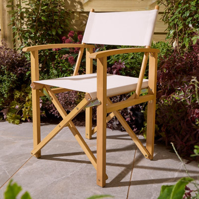Rowlinson Ascot Folding Director's Chair - Natural