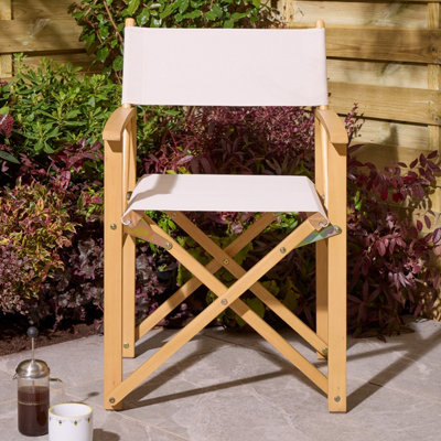 Rowlinson Ascot Folding Director's Chair - Natural