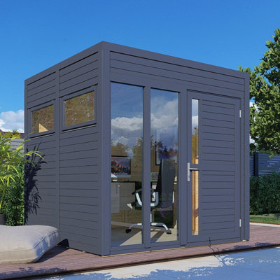 Rowlinson Bertilo Garden Cubus 2 Home Office Studio Wooden Summer House ...