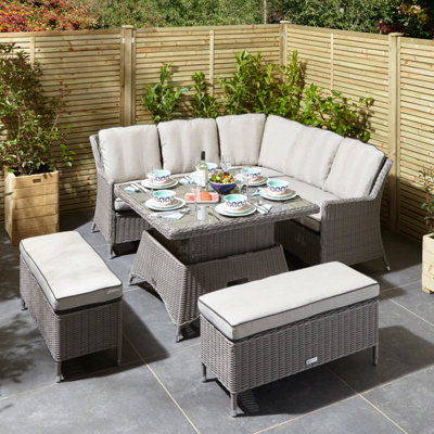 Rowlinson prestbury corner dining set store