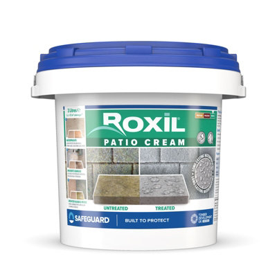 Roxil Patio Sealer Cream - 10 Year Weatherproofing Sealant, High ...