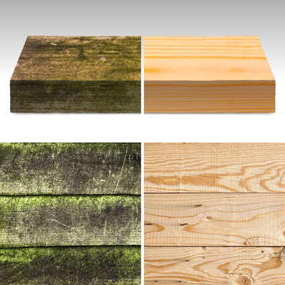 Roxil Wood Preserver 1L Clear - Odourless Outdoor protection against ...
