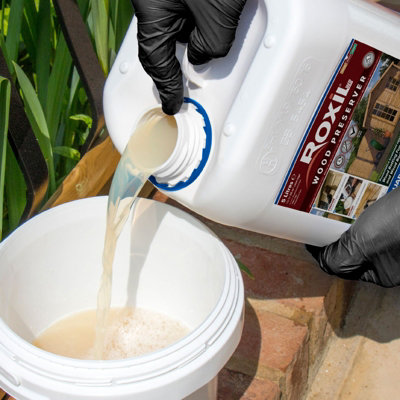 Roxil Wood Preserver (5L Clear) Odourless, Advanced Protection Against ...