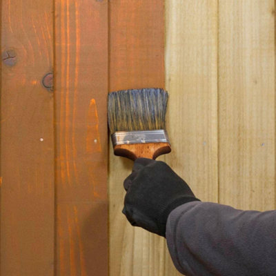 Roxil Wood Stain Preserver (1L Autumn Gold) - 5 Year Protection for ...