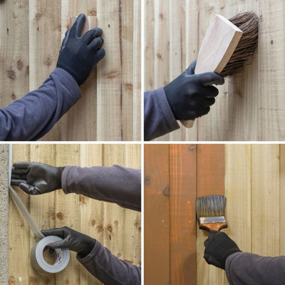 Roxil Wood Stain Preserver (1L Autumn Gold) - 5 Year Protection for ...