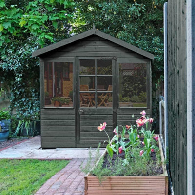 Roxil Wood Stain Preserver (1L Charcoal) - 5 Year Protection for Indoor ...