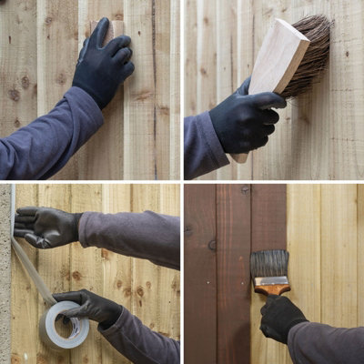 Roxil Wood Stain Preserver (1L Chestnut) - 5 Year Protection for Indoor ...