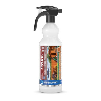 Roxil Wood Stain Preserver (1L Spray Autumn Gold) - 5 Year Protection ...