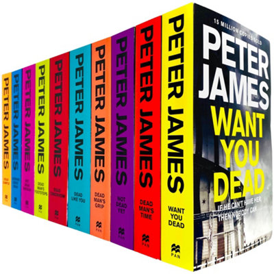 Roy Grace Series Books 1 - 10 Collection Set by Peter James (Dead ...