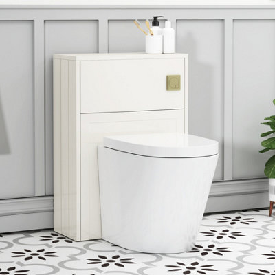Royal Bathrooms Elmore 550mm Classic White BTW WC Unit with Cesar ...