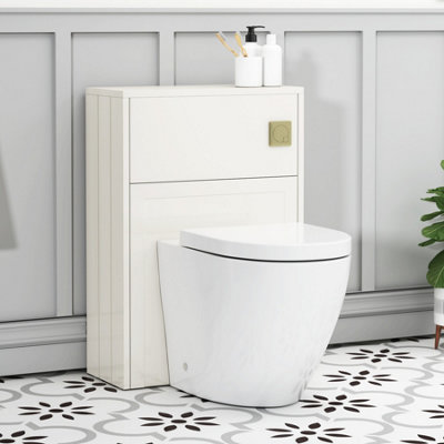 Royal Bathrooms Elmore 550mm Classic White BTW WC Unit with Elva ...