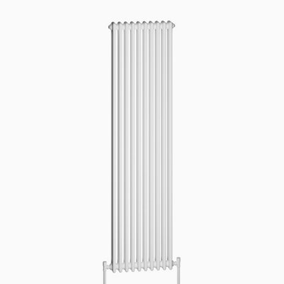 Royal Bathrooms Fluxx White Vertical Triple Column Radiator - 1800 x 470mm