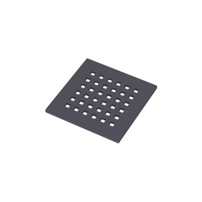 Royal Bathrooms Grey Square Shower Tray Floor Waste Drain Cover