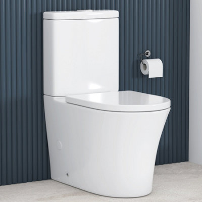 Royal Bathrooms Infinity Close Coupled Rimless Toilet and Soft Close ...