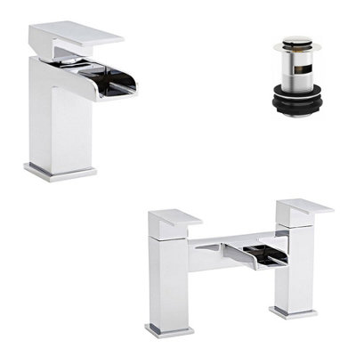 Royal Bathrooms Kartell Phase Bath Filler And Mono Basin Mixer Tap With ...
