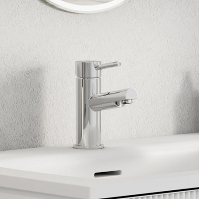 Royal Bathrooms Modern Bathroom Round Mono Minimalist Basin Mixer Tap ...