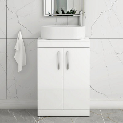 Royal Bathrooms Turin 600mm FreeStanding Bathroom Vanity Unit with Sink ...