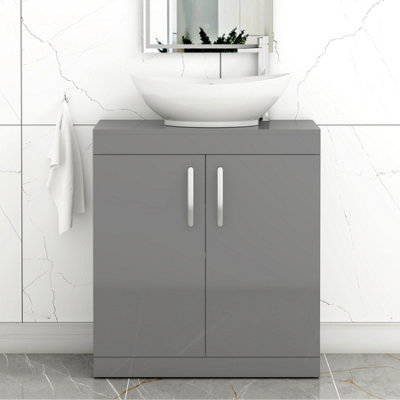 Royal Bathrooms Turin 600mm FreeStanding Bathroom Vanity Unit with Sink ...