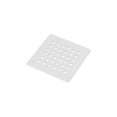 Royal Bathrooms White Square Shower Tray Floor Waste Drain Cover