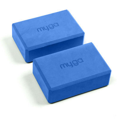 Royal Blue Foam Yoga Block for Balance and Support