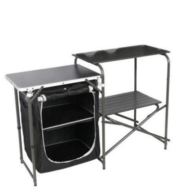 ROYAL CHEF ALUMINIUM KITCHEN STAND & LARDER CAMPING UNIT STAND KITCHEN