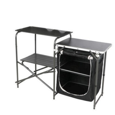 ROYAL CHEF ALUMINIUM KITCHEN STAND & LARDER CAMPING UNIT STAND KITCHEN