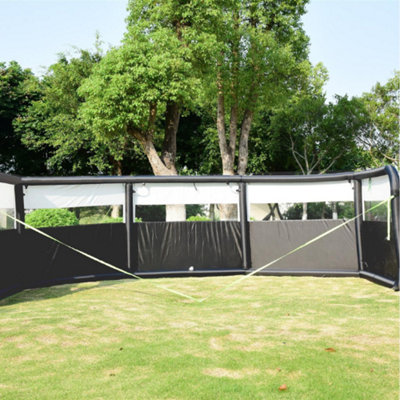 Royal Leisure 5 Panel Air Windbreak with Dual-Action Pump