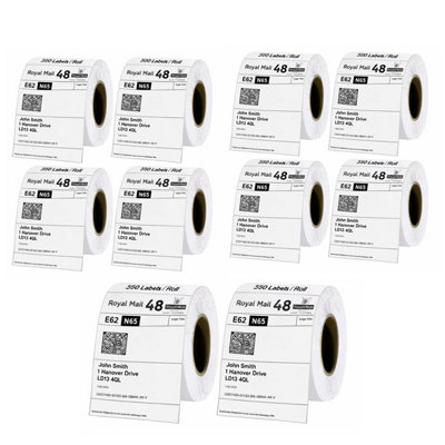 ROYAL MAIL 4X6 LABELS - 100 X 150MM DIRECT THERMAL SHIPPING LABELS ...