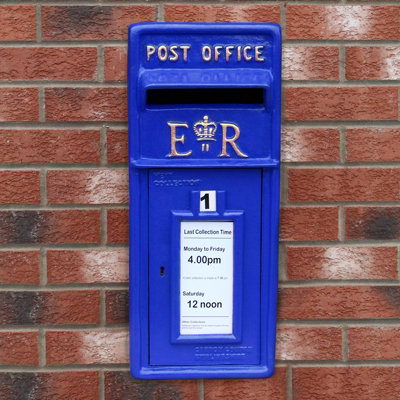 Royal Mail Post Box Scottish Cast Iron Wall Mounted Royal Mail Wedding ...