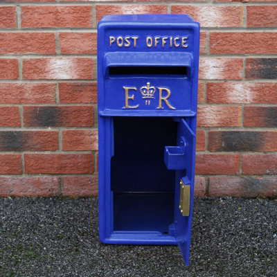 Royal Mail Post Box Scottish Cast Iron Wall Mounted Royal Mail Wedding ...