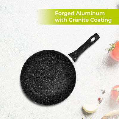 Royalford 24Cm Smart Fry Pan with Durable Granite Coating, Forged ...