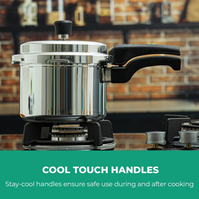 Royalford 3L Aluminium Pressure Cooker Induction Base
