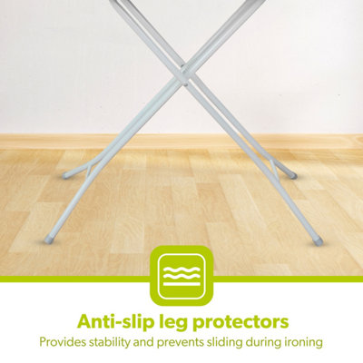 Royalford Foldable Ironing Board, Adjustable Height & Iron Rest Cotton ...