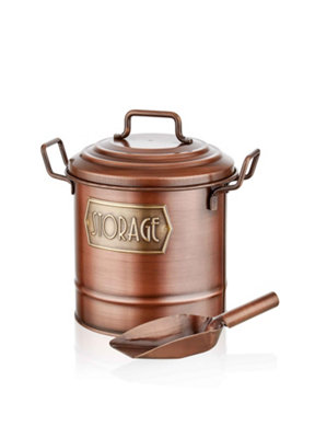 Rozi Copper Kitchen Storage Bin | DIY at B&Q