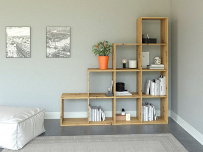 RS-40 Step Shelf Artisan Oak - High Quality