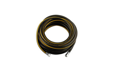 Rubber Air Hose 10mm (3/8") with 3/8" BSP Nipples 15m Connect 30906