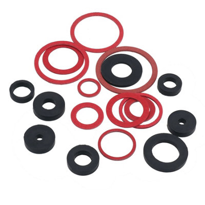 Rubber and Fibre Sealing Washers Assortment 141pc AST6