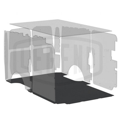 Rubber Cargo Mat - LEGEND- Automat Bar for FORD Transit Connect L2