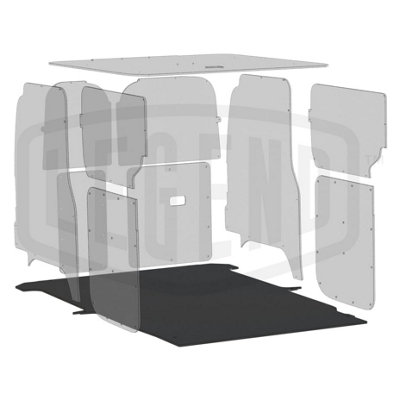 Rubber Cargo Mat - LEGEND- Automat Bar for RENAULT Kangoo LWB