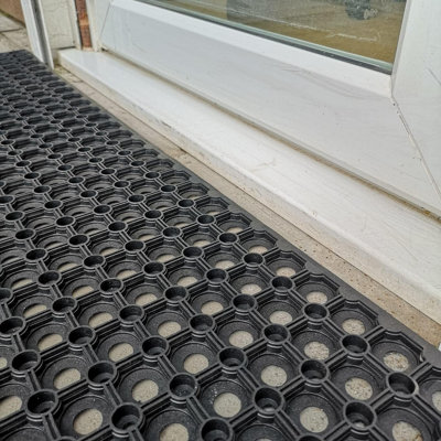 Rubber Door Mat Heavy Duty - 1.2m x 0.8m - Shop Doorway Mats Indoor ...