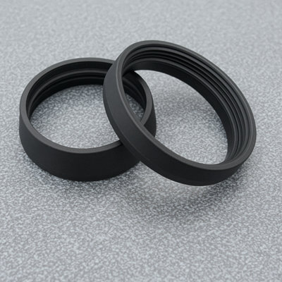 Rubber Olive Tapered Outlet Washers 40mm 1 1 2 Inch Black Pack of 2 for ...