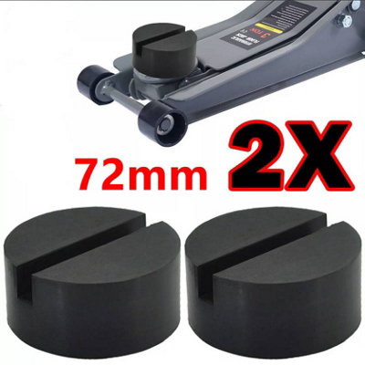 Rubber Pad Block 2X Car Hydraulic Ramp Jacking Trolley Jack Adapter ...