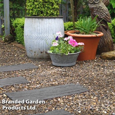 Rubber Railway Road Stepping Grey Stone effect Steps Eco Friendly ...