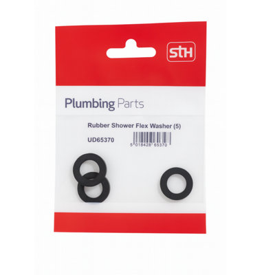 Rubber Shower Flex Washer Pack of 5 - Durable Replacement Seal Washers ...