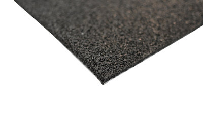 Rubber Washing Machine Mat - 600mm x 600mm x 10mm, Anti-Vibration, Non-Slip